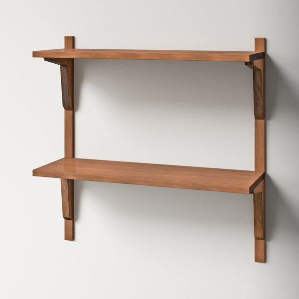 Baez Poplar Solid Wood Wall Shelf & Reviews | AllModern