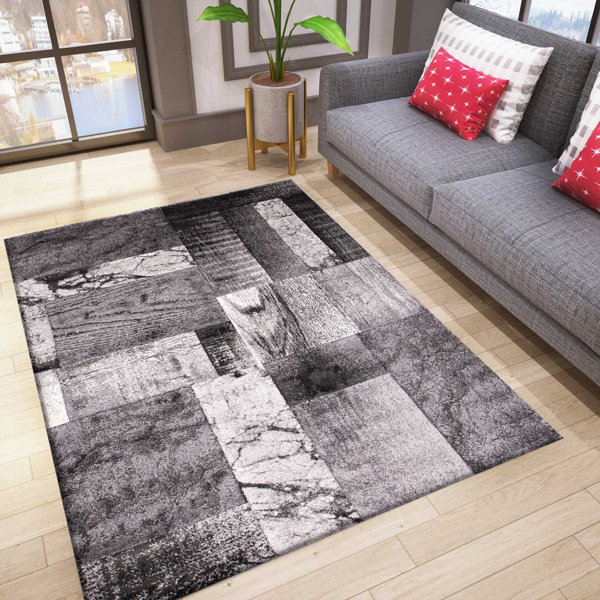 Latitude Run Mihrtad Flokati Grey Rug | Wayfair.ie