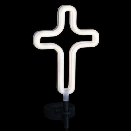 Exhart Solar Cross Outline Garden Stake, 6 by 34.5 Inches & Reviews ...