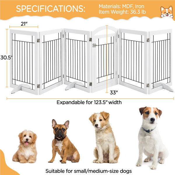 Tucker Murphy Pet™ Free Standing Pet Gate | Wayfair