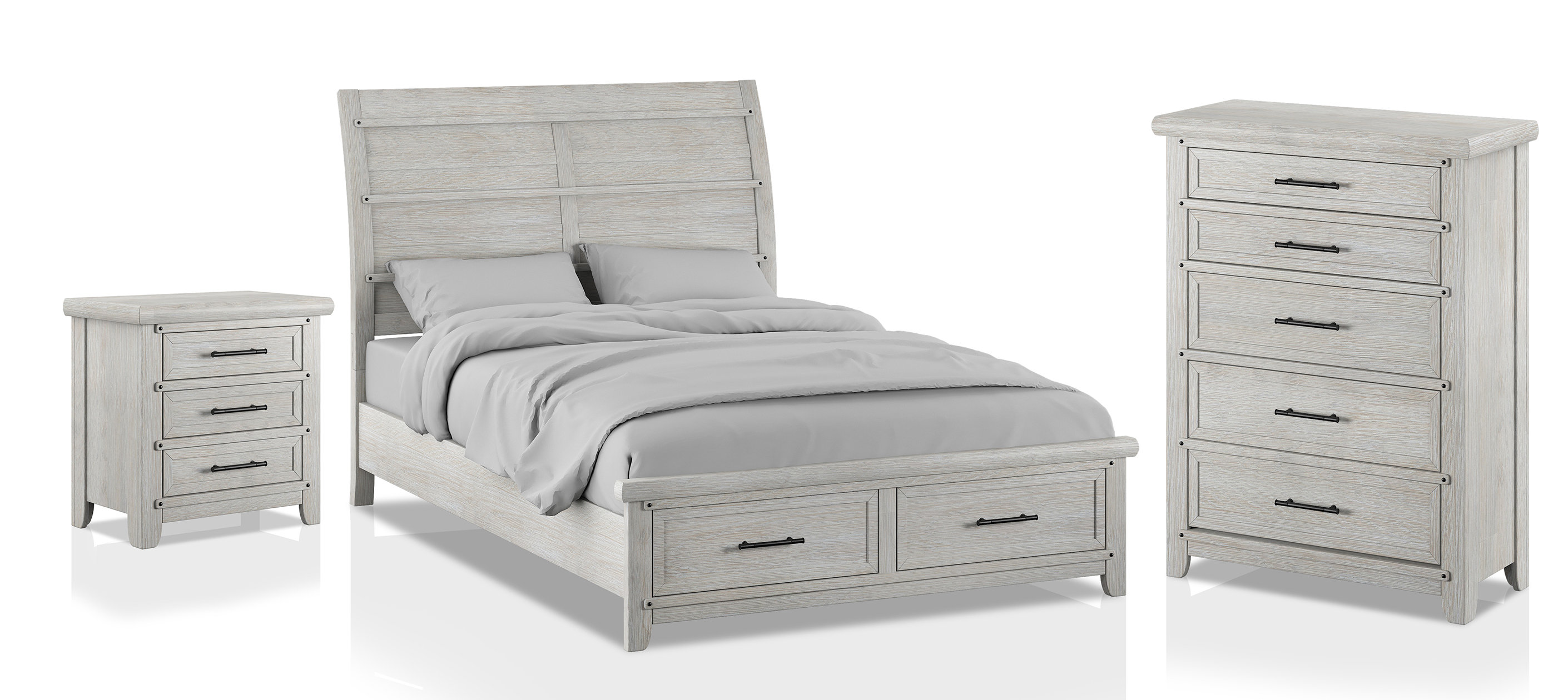 Gracie Oaks Amasa 3 Piece Bedroom Set | Wayfair