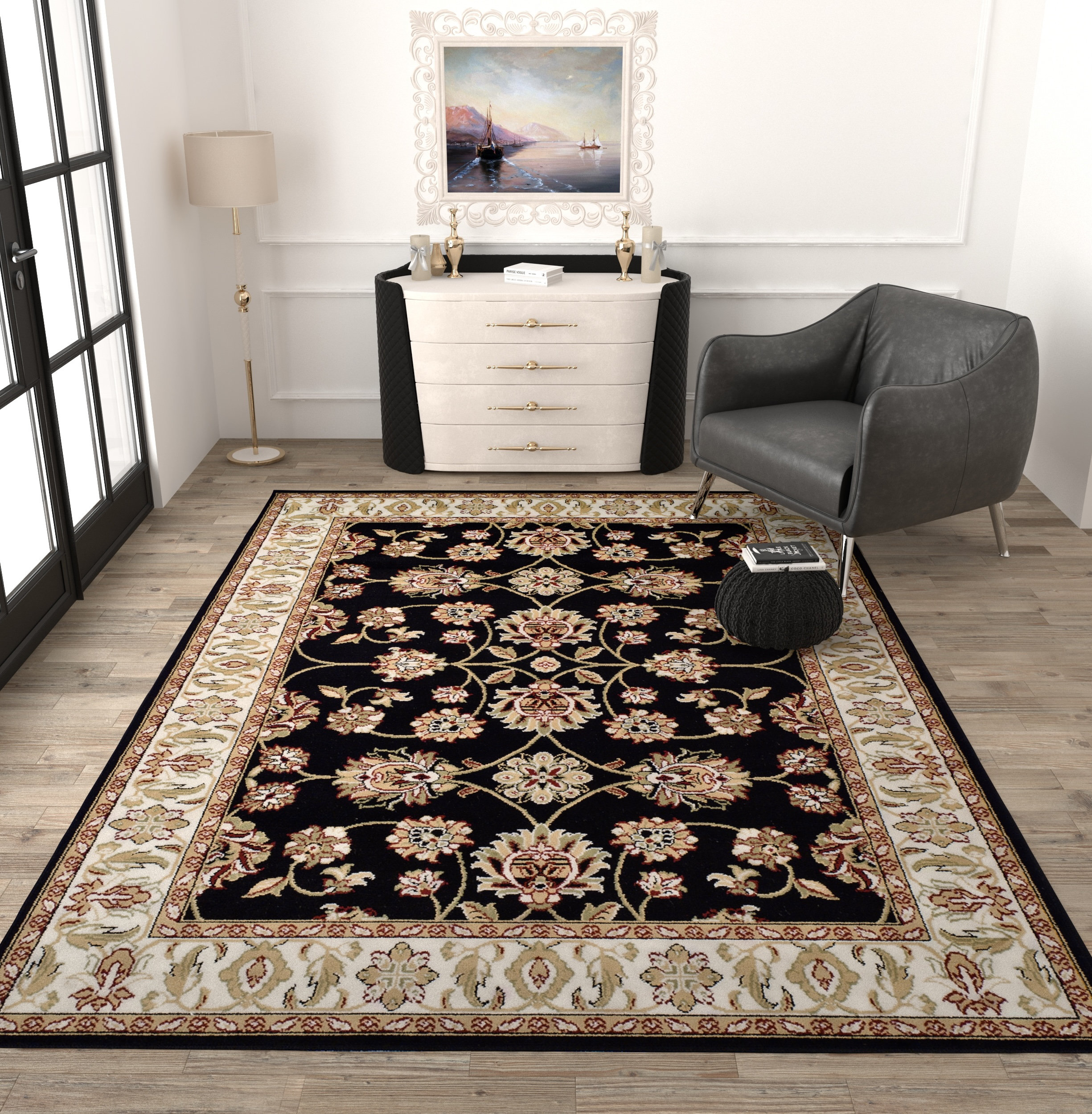 Wade Logan® Bev-35 Modern Area Rugs For Living Room & Reviews | Wayfair