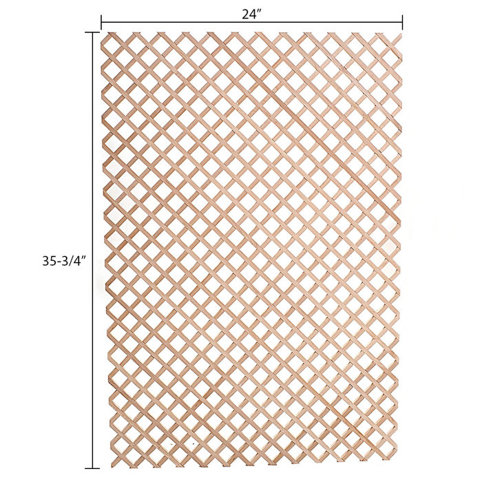 Latitude Run® 24 in x 35-3/4 in x 3/8 in Unfinished Diagonal Solid ...
