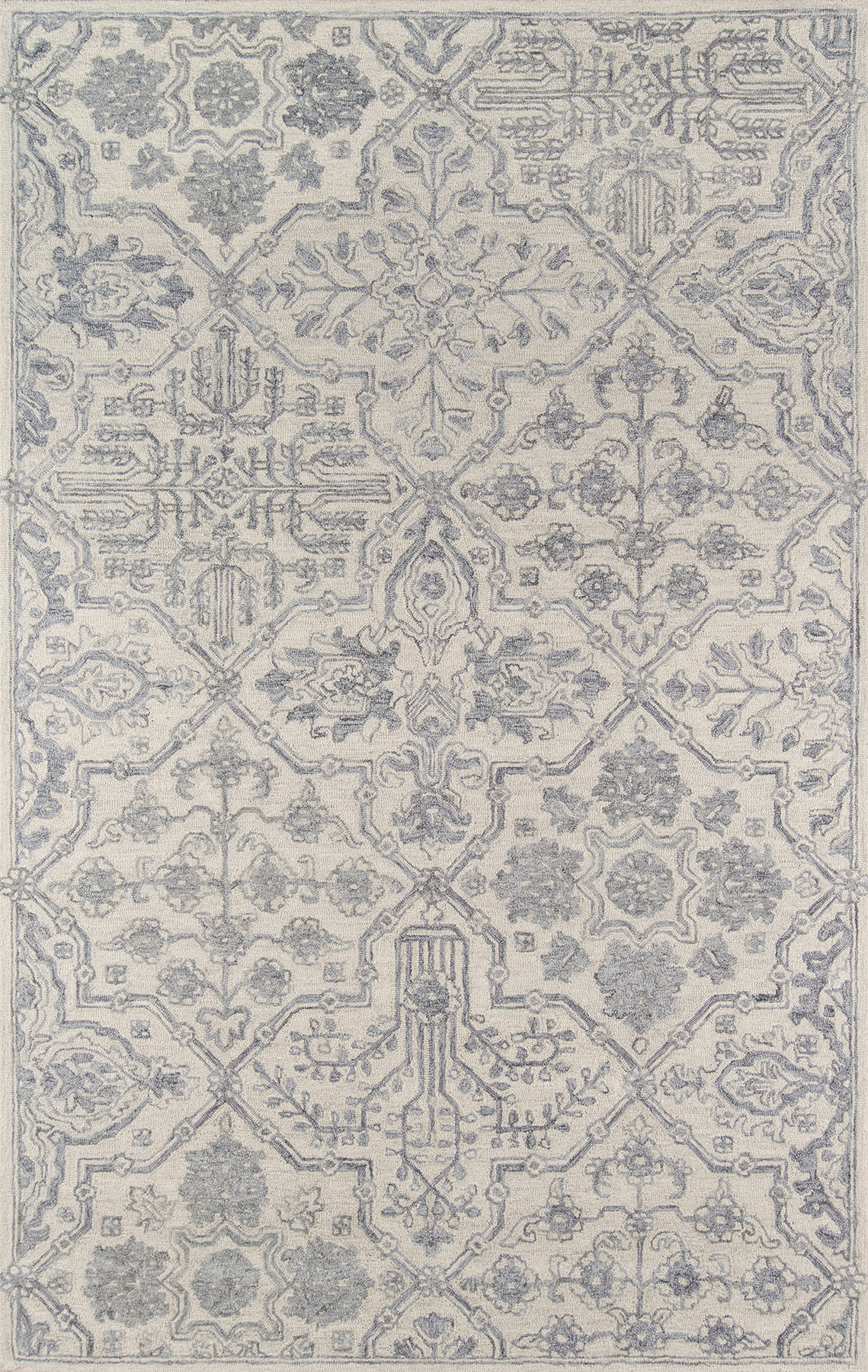 Cece Handmade Wool Gray Rug & Reviews | Birch Lane