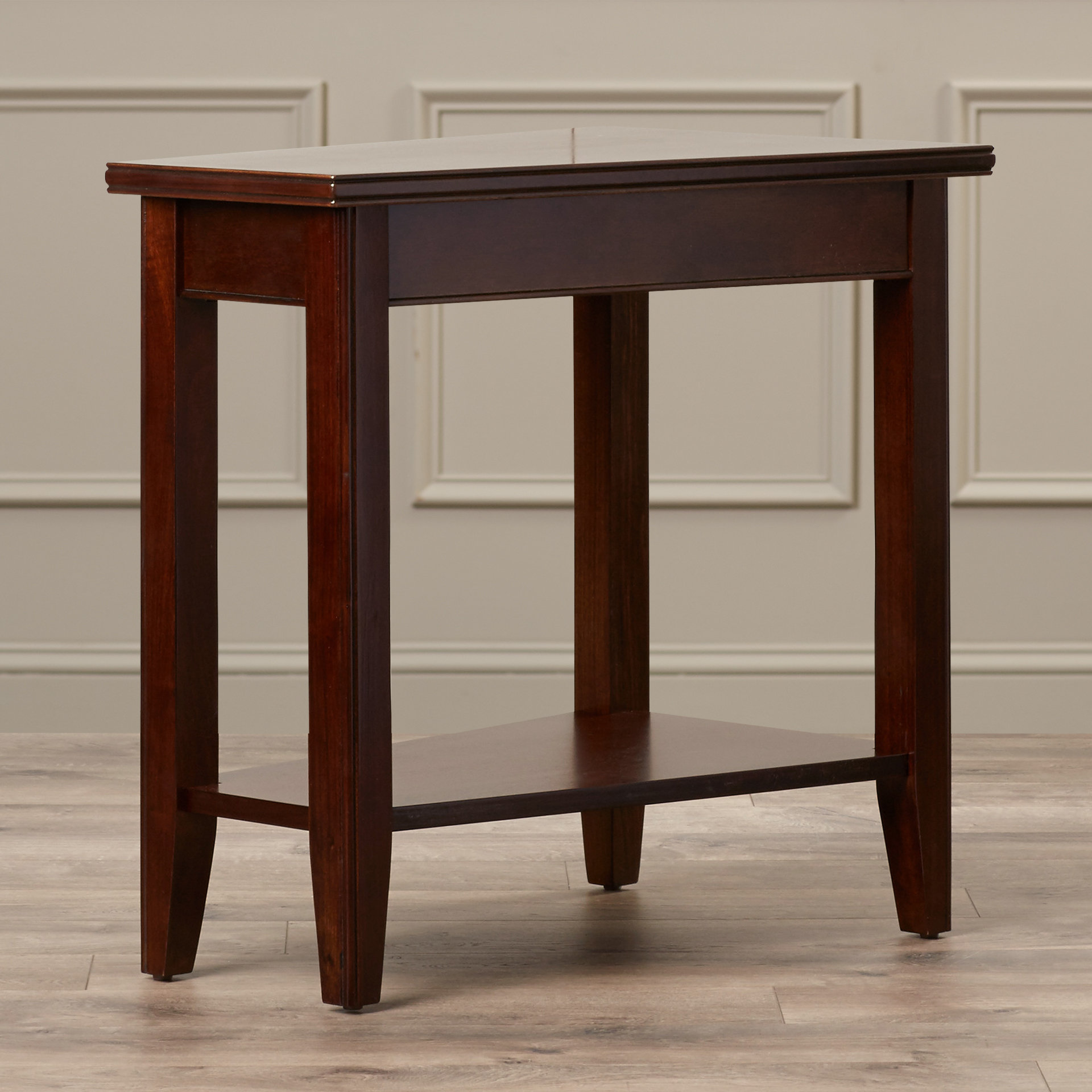 Red Barrel Studio® Laurent Solid + Manufactured Wood Wedge Table ...