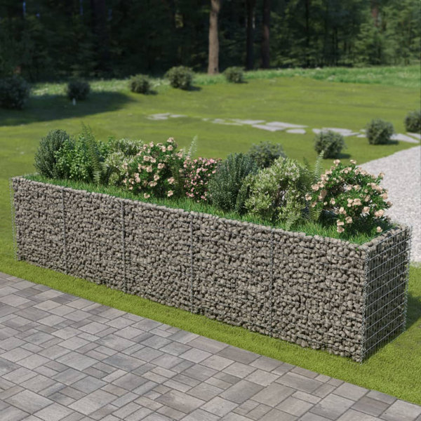 Freeport Park Gabion Metal Planter Box & Reviews | Wayfair.co.uk