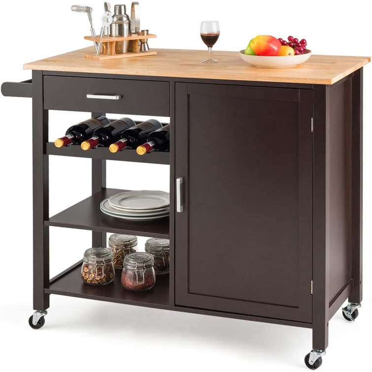 Rosalind Wheeler Abidul 40cm Wide Rolling Kitchen Trolley | Wayfair.co.uk