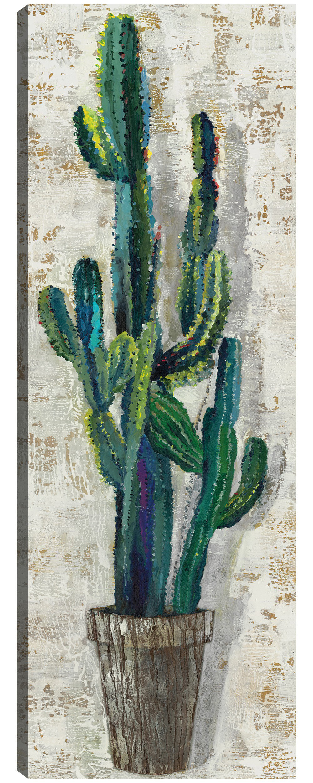 Union Rustic Cactus Profile III By Sandy Doonan Canvas Art Print | Wayfair