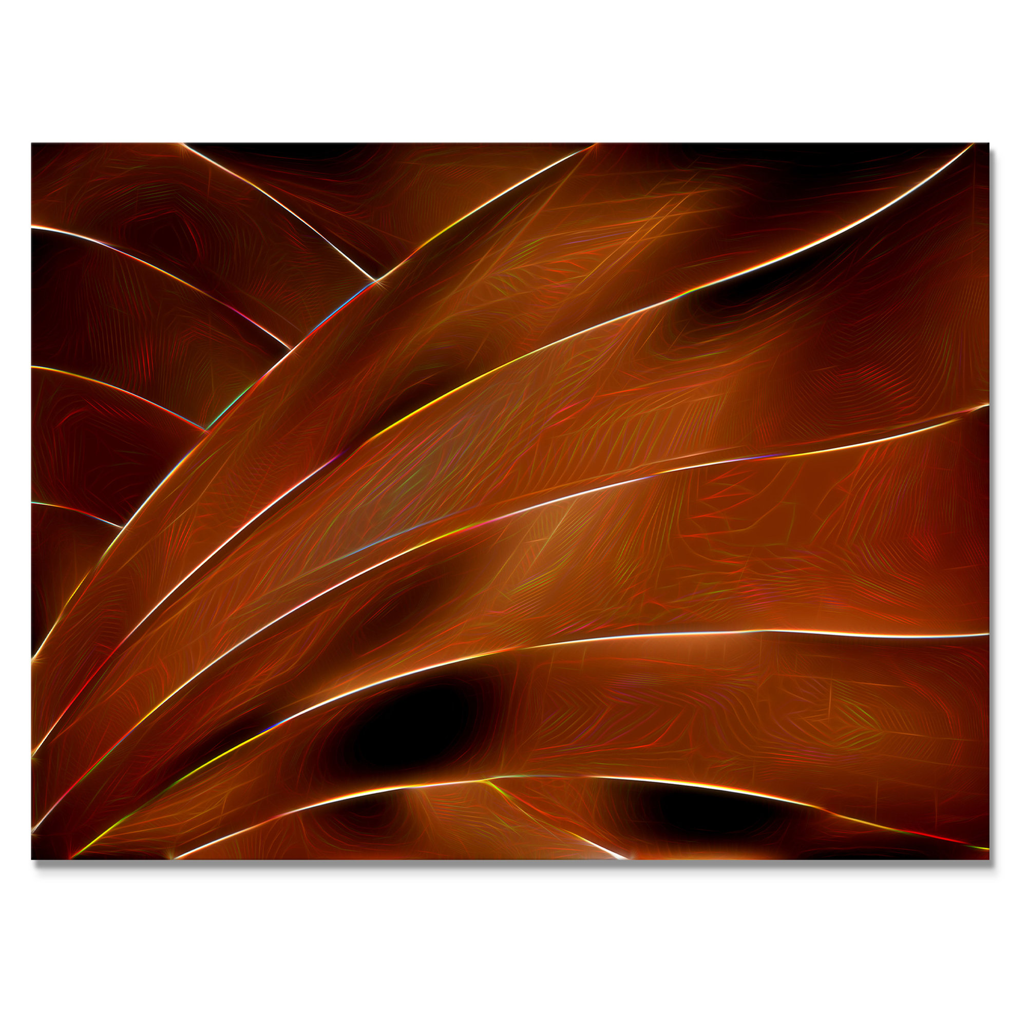 Mercer41 Abstract Cool Brown Abstract Cool Brown - Painting on Canvas ...