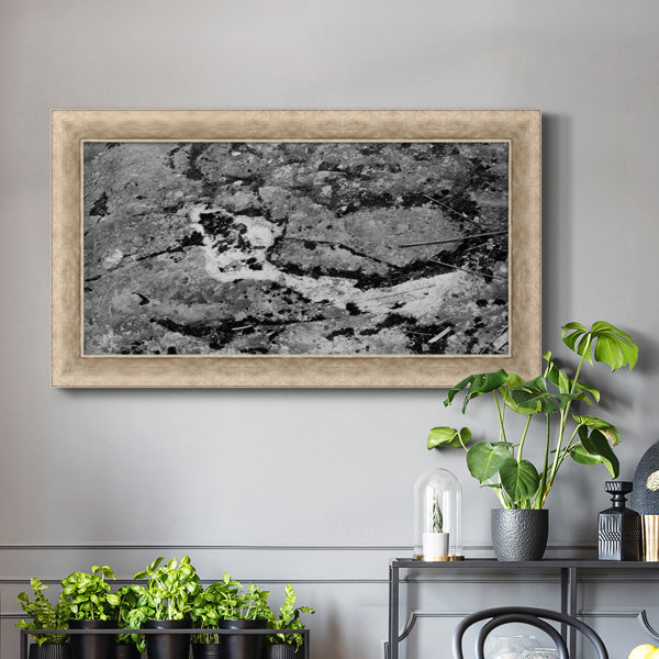 17 Stories Found Textures XIV Framed On Canvas Print | Wayfair