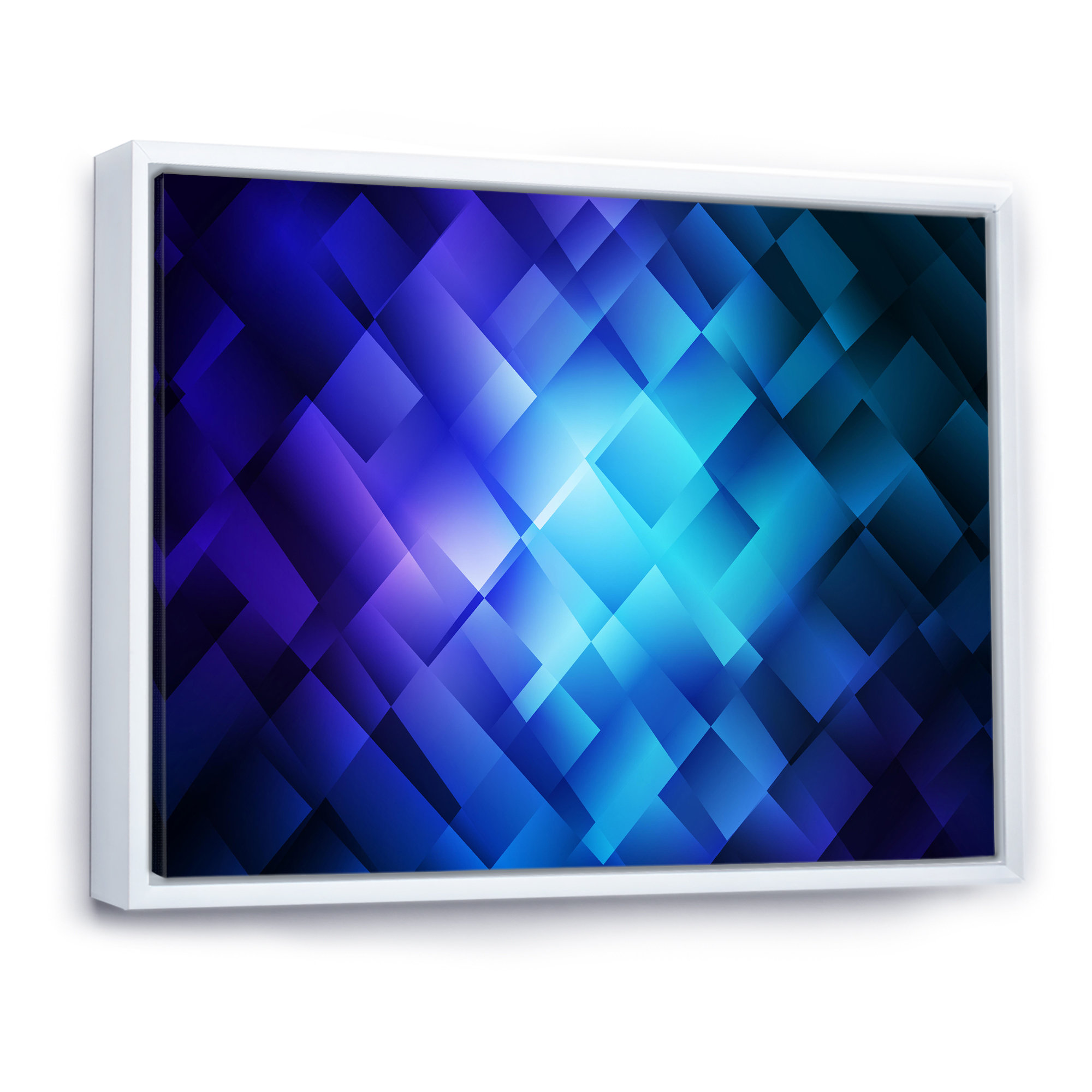 Wrought Studio Dark Blue Rectangular Vortex - on | Wayfair