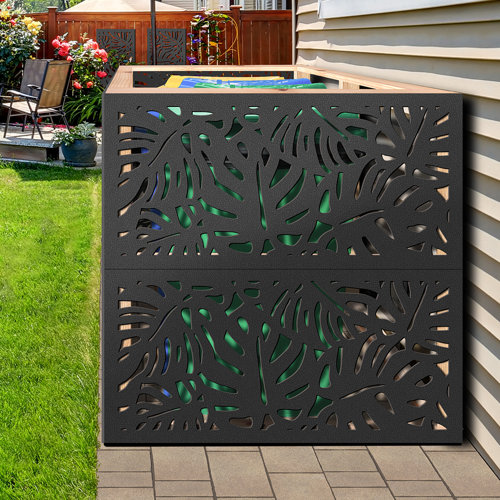 DESIGN-VU Tropics Decorative Privacy Panel | Wayfair