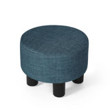 Wayfair | Blue Round Ottomans & Poufs You'll Love in 2023