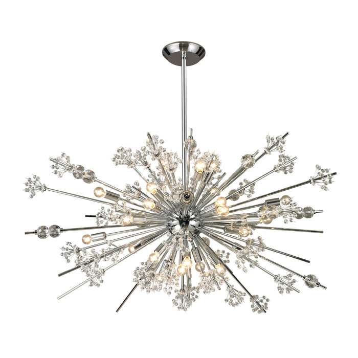 Mercer41 Spielberg 29 - Light Dimmable Sputnik Sphere Chandelier | Wayfair