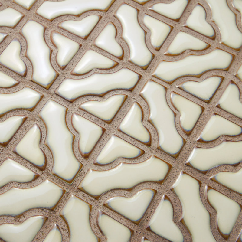 Merola Tile Tower 1.62" x 1.62" Porcelain Random Mosaic Wall & Floor ...