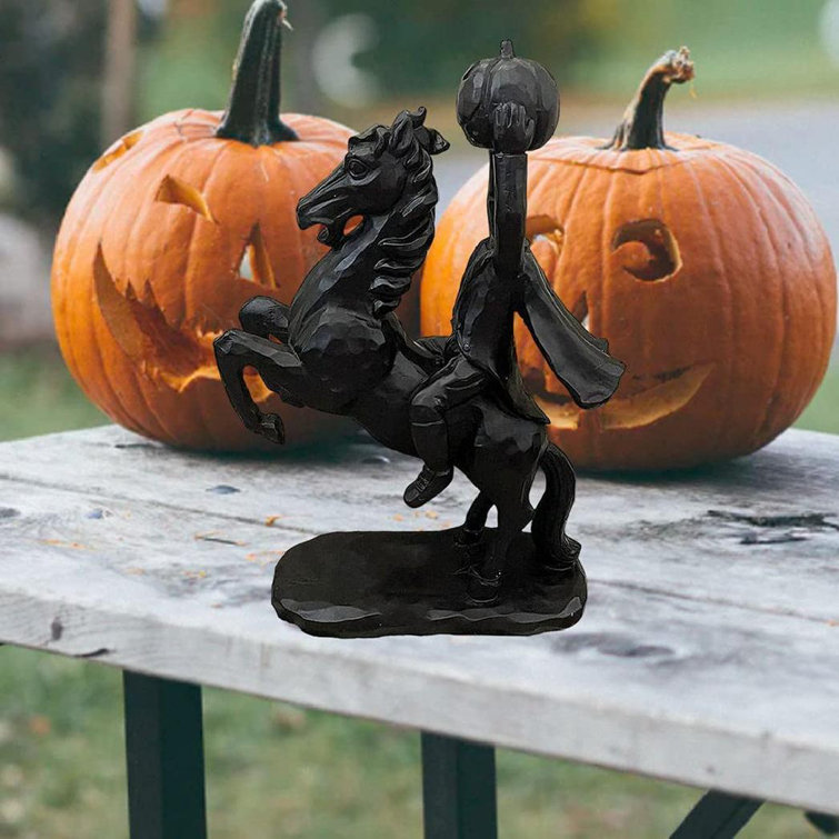 Canora Grey Ayeln Headless Horseman Figurine | Wayfair