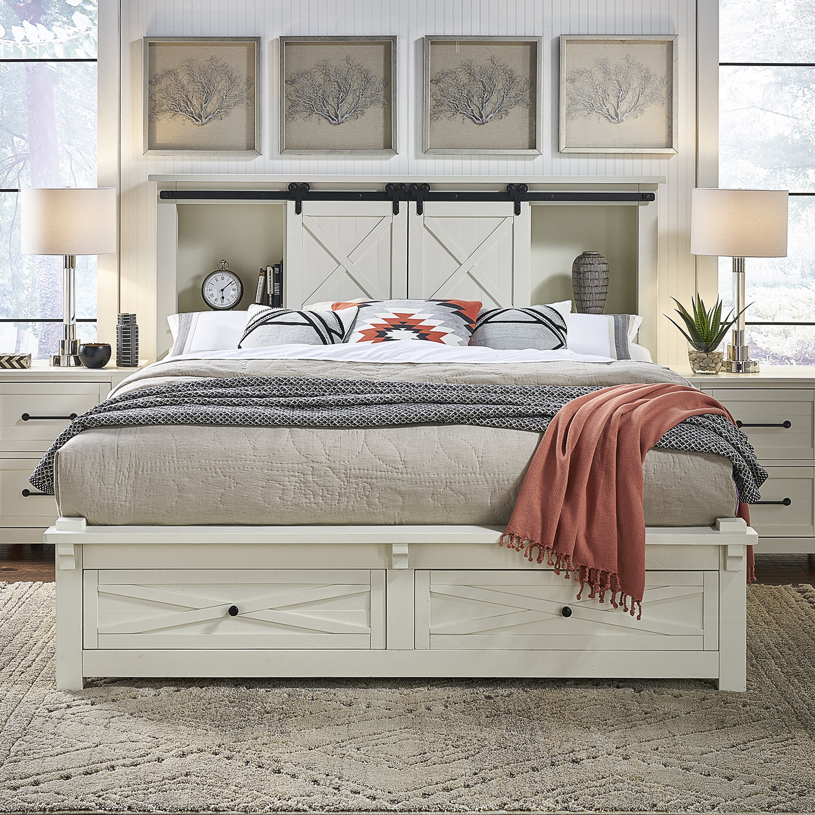 Sand & Stable Carney Solid Wood Storage Bed & Reviews | Wayfair