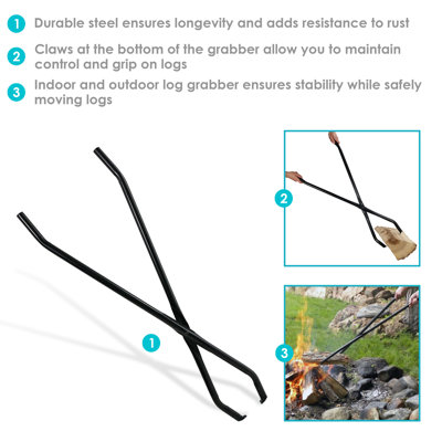 Arlmont & Co. Axel Log Claw Grabber Fire Pit Tool & Reviews | Wayfair