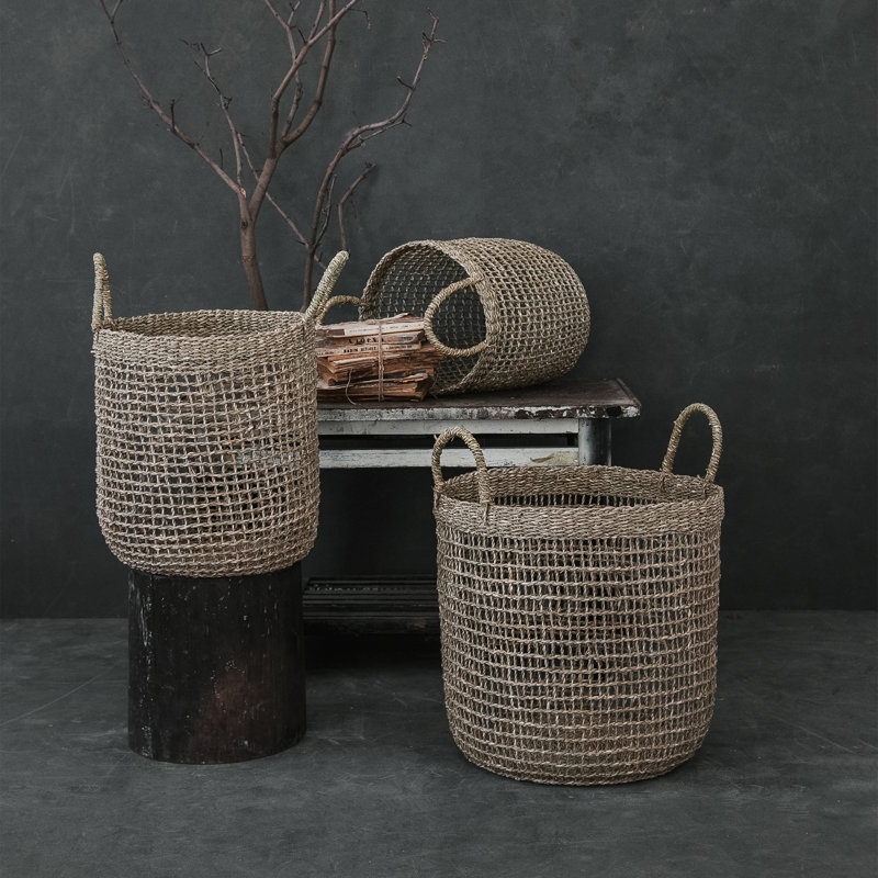 Bay Isle Home Woven Rattan Basket | Wayfair