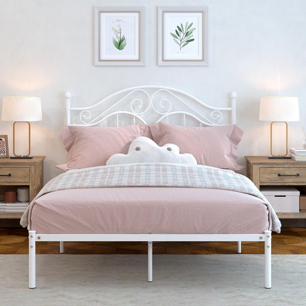 Lark Manor Alecia Metal Platform Bed & Reviews | Wayfair