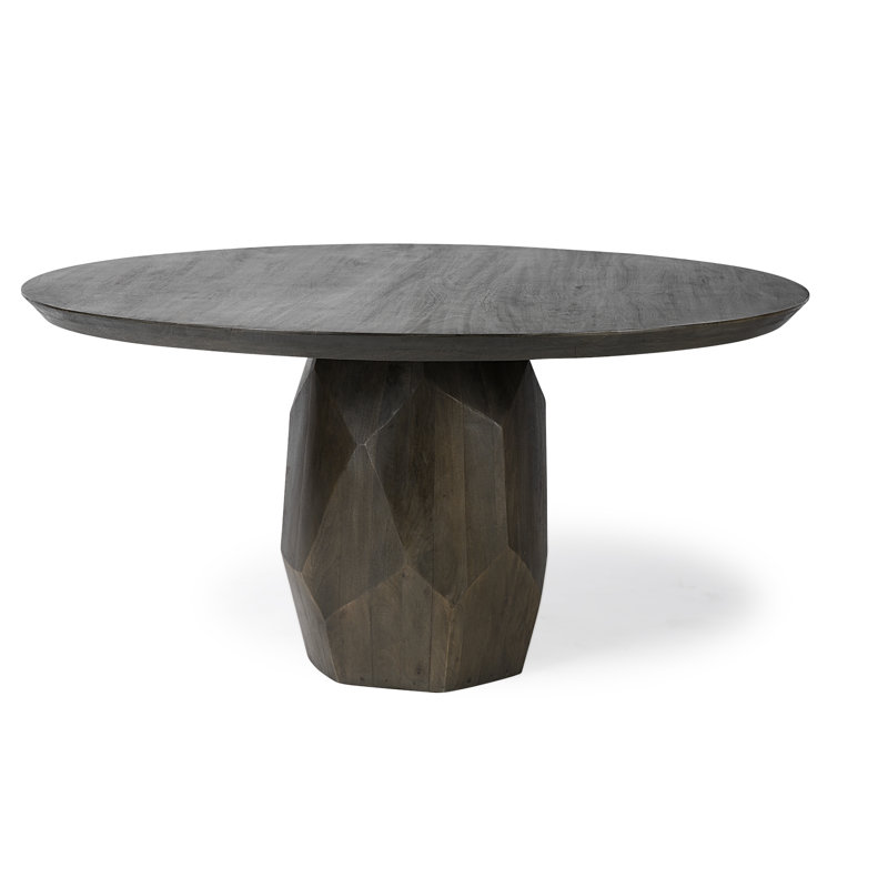 Joss & Main Modi 60'' Mango Solid Wood Pedestal Dining Table & Reviews ...
