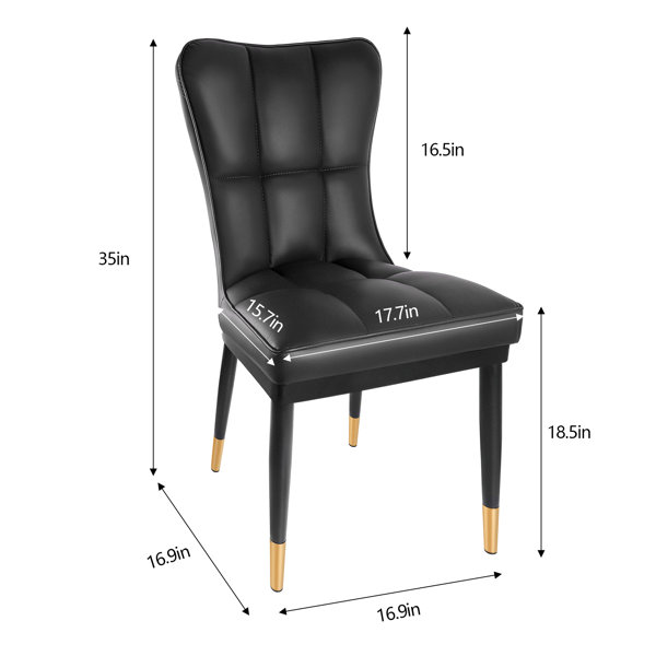 Red Barrel Studio® Solid Back Dining Chair & Reviews | Wayfair