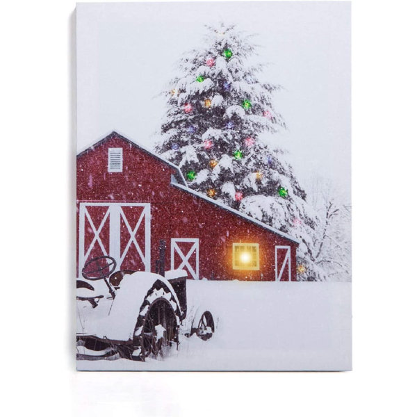 The Holiday Aisle® Wrapped Canvas Painting | Wayfair