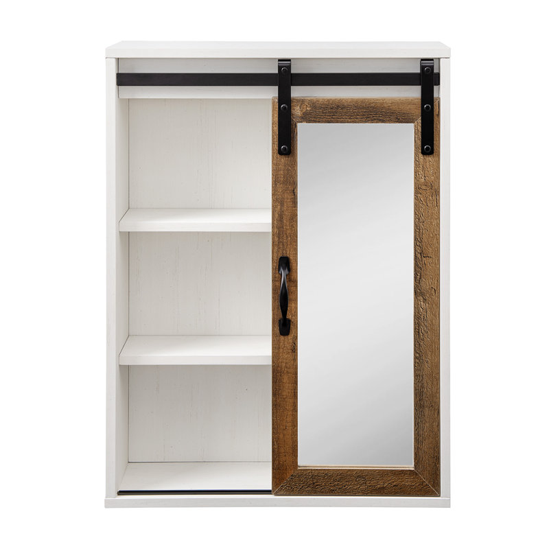 Gracie Oaks Jalia Wall Bathroom Cabinet & Reviews | Wayfair