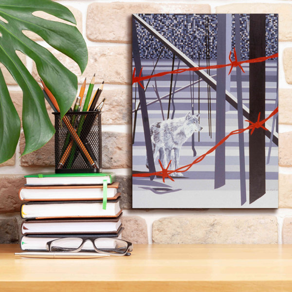 Latitude Run® V.S. Wolf by Beverly Doyle - Wrapped Canvas Print | Wayfair