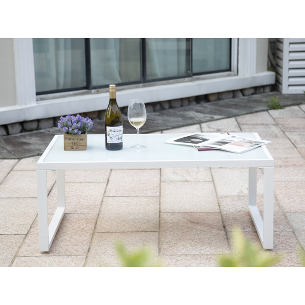 Outdoor-aluminum-coffee-table | Wayfair