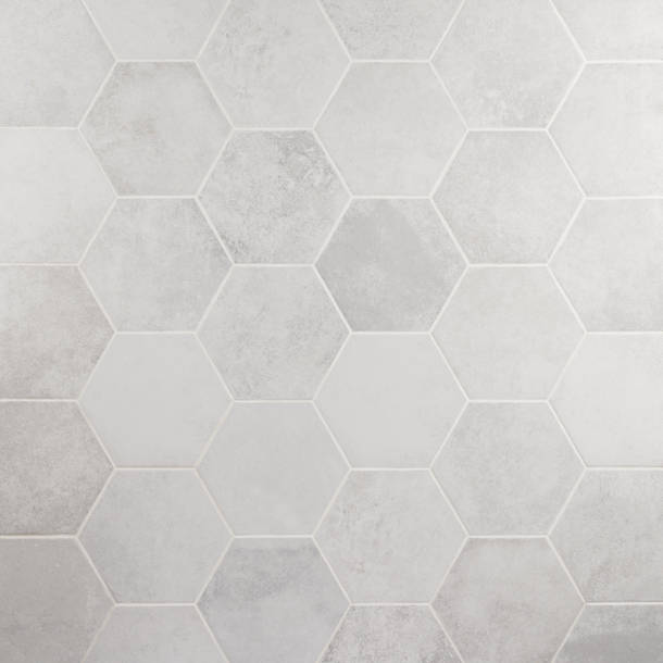 Marble Online 12" x 12" Marble Octagon and Dot Mosaic Wall & Floor Tile ...