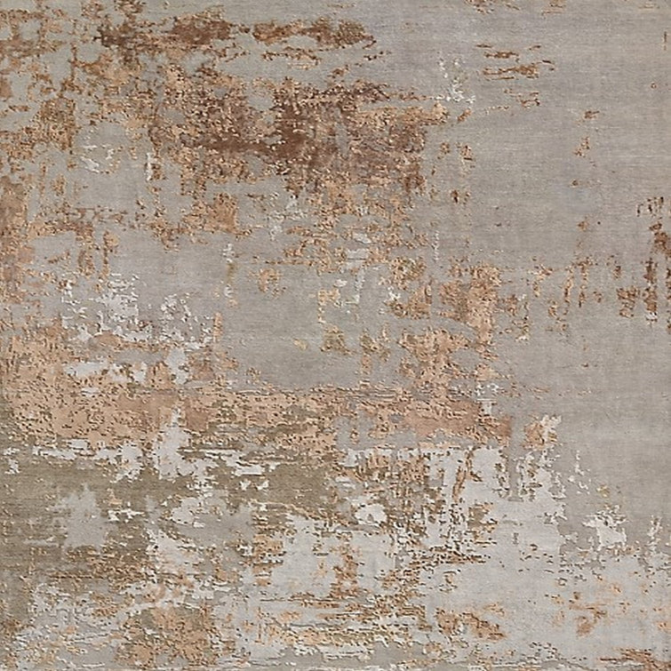 17 Stories Capsicum Machine Woven / Power Loomed Brown/Gray Rug | Wayfair