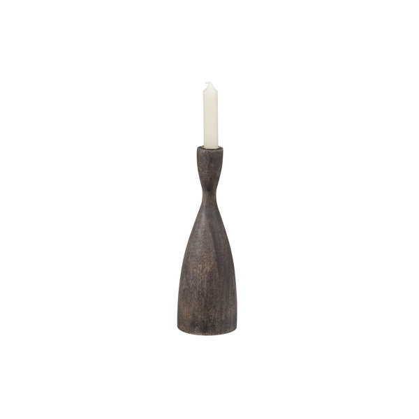 Metro Lane 28Cm Wood Tabletop Candlestick | Wayfair.co.uk