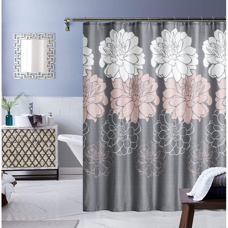 Bless international Floral Single Shower Curtain | Wayfair