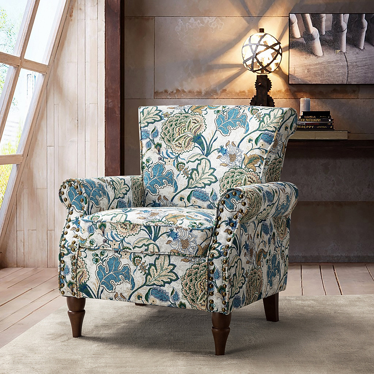 Blue Elephant Upholstered Armchair & Reviews | Wayfair.co.uk