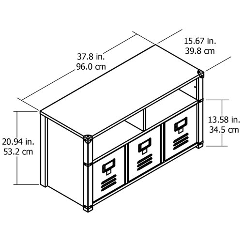 Little Seeds Nova Cubby Storage Bench & Reviews | Wayfair