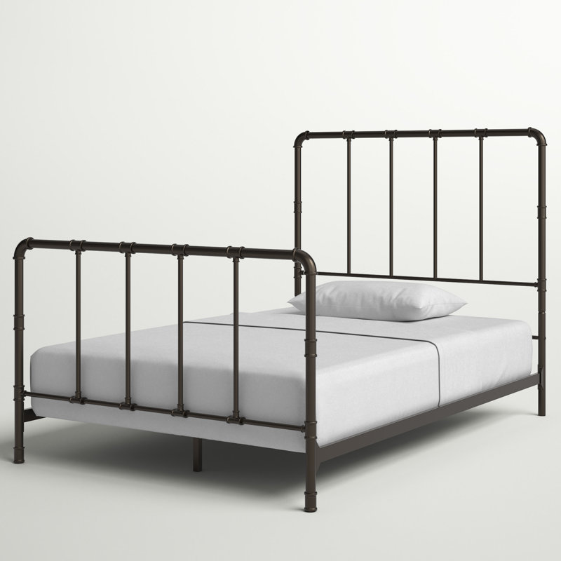 Three Posts™ Ackerman Metal Bed & Reviews | Wayfair