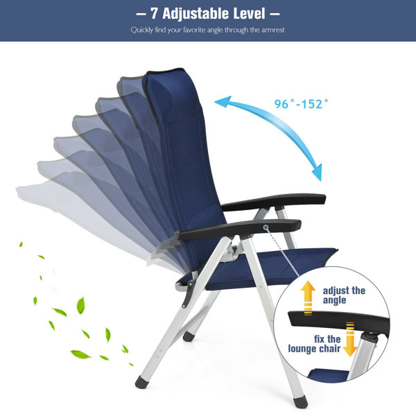 Latitude Run® Reclining Deck Chair & Reviews | Wayfair