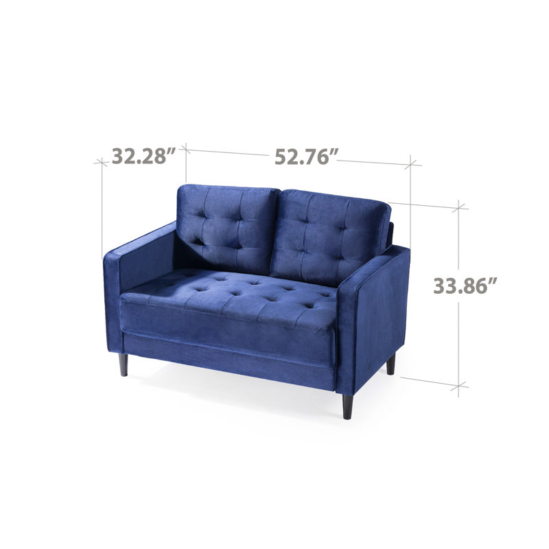 Hykkon Fitz 2 Seater Loveseat & Reviews | Wayfair.co.uk