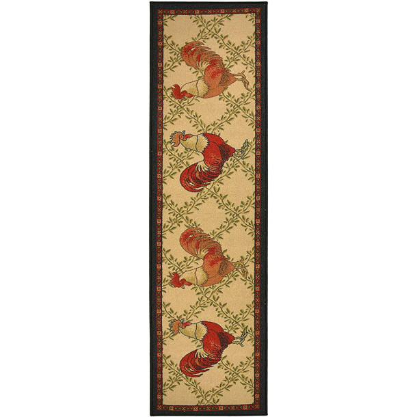 Rosalind Wheeler Antigo Tall Rooster Kitchen Mat & Reviews | Wayfair