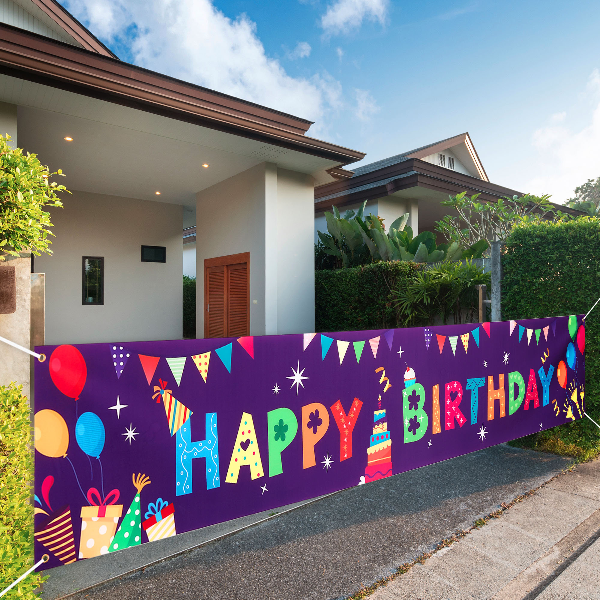 VUDECO Large Party Banner Sign & Reviews | Wayfair