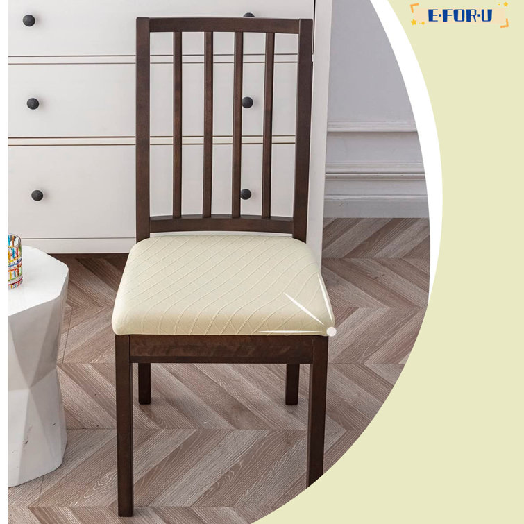 Latitude Run® Box Cushion Dining Chair Slipcover | Wayfair