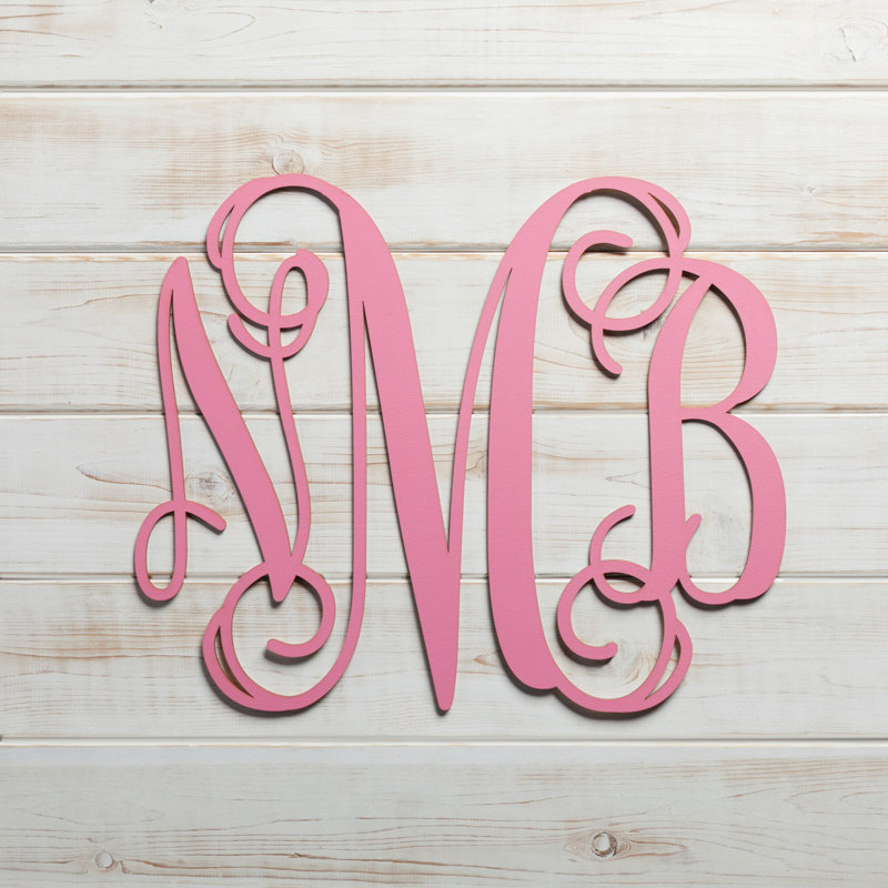 Grovelane Personalized Oversized Wood Monogram Wall Décor & Reviews ...