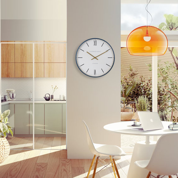 Mike & Melissa Metal Wall Clock | Wayfair