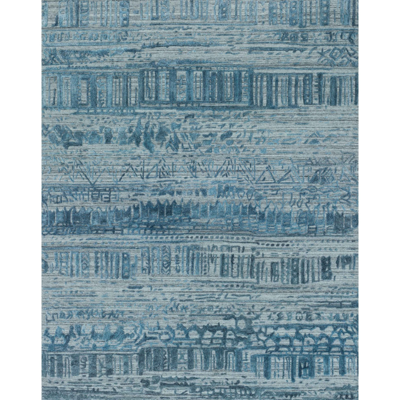 Loloi Rugs Handmade Hand-Knotted Light Blue Rug | Wayfair