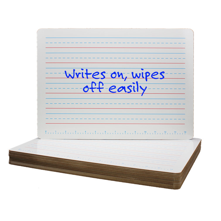 Flipside Products 11 X 16 Primary Handwriting Dry Erase Board | Wayfair