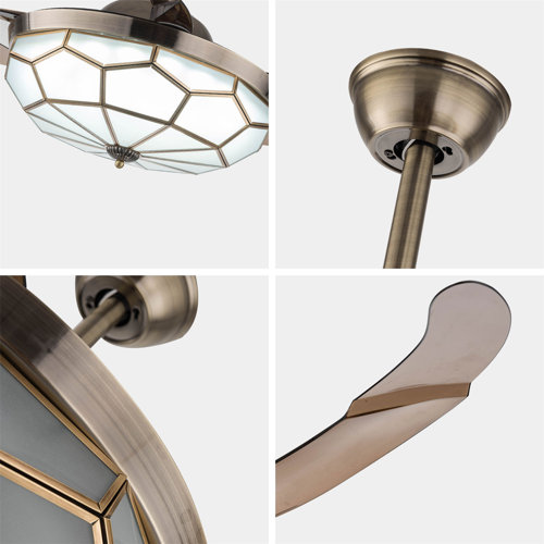 Red Barrel Studio® 42'' Ceiling Fan with LED Lights | Wayfair