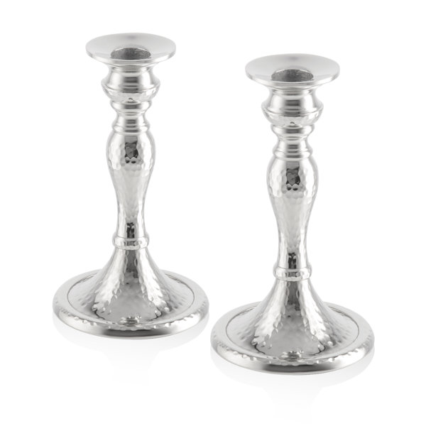 Astoria Grand Stainless Steel Candlestick & Reviews | Wayfair