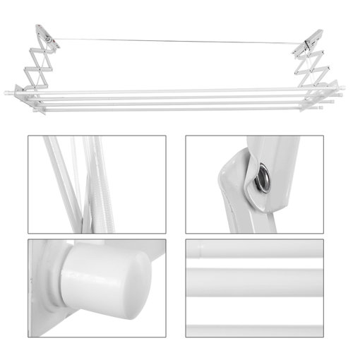 Rebrilliant Multifunction Wall-Mounted Drying Rack | Wayfair.co.uk