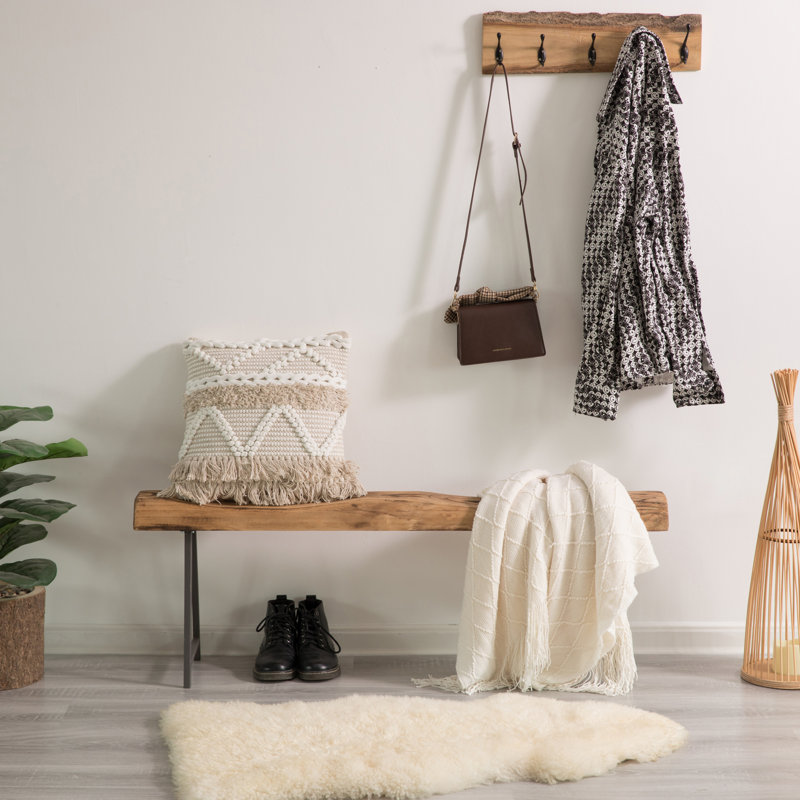 Loon Peak® Bishr Wood Bench | Wayfair